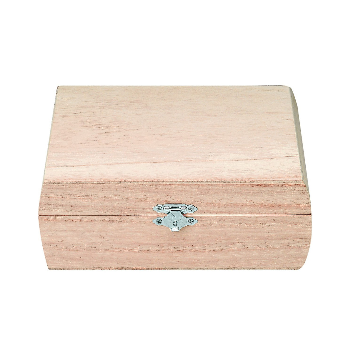 Glorex 6 1682 900 Square Pine Wooden Box FSC Mix, 18.5 x 18 x 6.7 cm