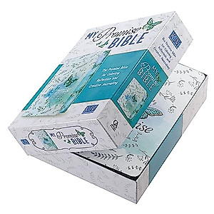 KJV Holy Bible, My Promise Bible, Faux Leather Flexcover w/Bible Tabs, Coloring Stickers, Ribbon Markers, King James Version, Purple Butterfly Floral (KJV Promise Editions)