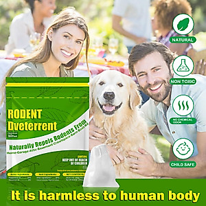 Rodent Repellen, Mice Repellent Indoor/Outdoor 10 Pack, Moth Balls, Peppermint Pest and Control Mice Rats Repeller and Strongly Repel Roaches, Squirrels, Ants, Other Rodents