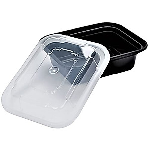 Green Direct Food Storage Containers with Lids Microwavable Meal Prep Containers/Portion Control Food Containers Pack of 10 (12 oz)