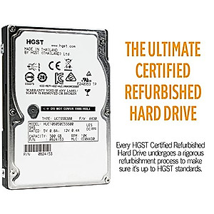 HGST Ultrastar C10K600 | HUC106030CSS600 | 0B24153 | 300GB 10K RPM SAS 6.0Gb/s 64MB Cache | 2.5" SFF | 512n | Enterprise Hard Disk Drive (Certified Refurbished)