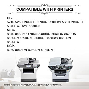 MANDBOY Compatible Replacement for Brother DR-520 DR520 Drum Unit (Black), Work with Brother HL-5240 5380DN MFC-8370 8670DN 8680DN DCP-8060 8080DN Printer Drum, 1-Pack