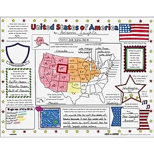 Ready-to-Decorate United States of America Posters - Set of 24