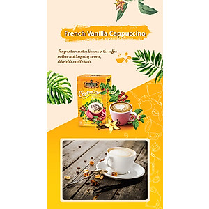 King Coffee Cappuccino French Vanilla-Box 12 sticks