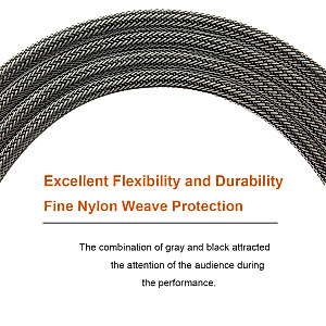 tisino RCA to XLR Cable, Nylon Braid RCA Male to XLR Male HiFi Audio Cable, 4N OFC Wire, for Amplifier Mixer Microphone - Single, 6 Feet