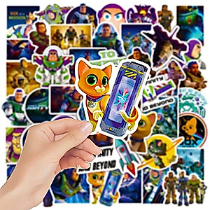 Buzz Lightyear Stickers / 50Pcs Reward Motivational Cartoon Stickers for Water Bottle, LaptopSkateboard,Refrigerator,Hydro Flasks, Decal, Waterproof Vinyl Decal for Adults, Teens (Buzz Lightyear)