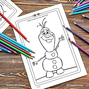 Disney Frozen 2 Elsa and Olaf 48-Page Color and Trace Activity Book, Bendon 46038