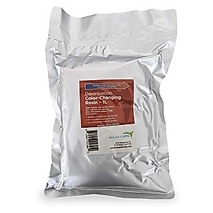 AQUATICLIFE Mixed Bed Deionization Color-Changing DI Resin Filter Cartridge Refill, 1 Liter