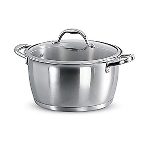 Tramontina 6 Pc Stainless Steel Stackable Cookware Set, 80154/547DS