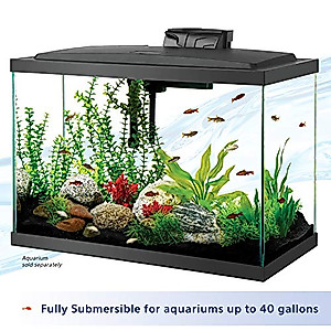 Aqueon Aquarium Fish Tank Preset Heater For Up To 40 Gallons, 100 Watts