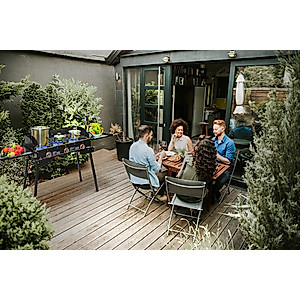 Outland Portable Camping Stove - 3 Zone Propane Gas Burner Controller With Auto Ignition - 2 Folding Cook Stations - Adjustable Leg - Traveling Camp Stove Great for Backyard, Picnicking, RV, Hunting