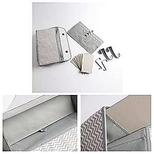 Bsxgse Storage The Shoe Shelf Door for Closet 4-Tier Over Shoe Rack Organizer Hanging Rack Under Sink Drip Tray (Grey, One Size)