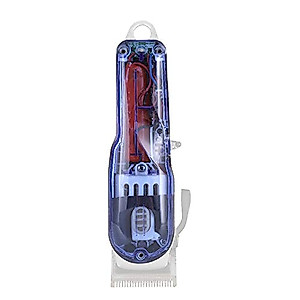 Clear DIY TOP Housing, Transparent TOP Cover for Wahl 5-Star Series Cordless Senior Clipper #8504,clipper not included.(blue)