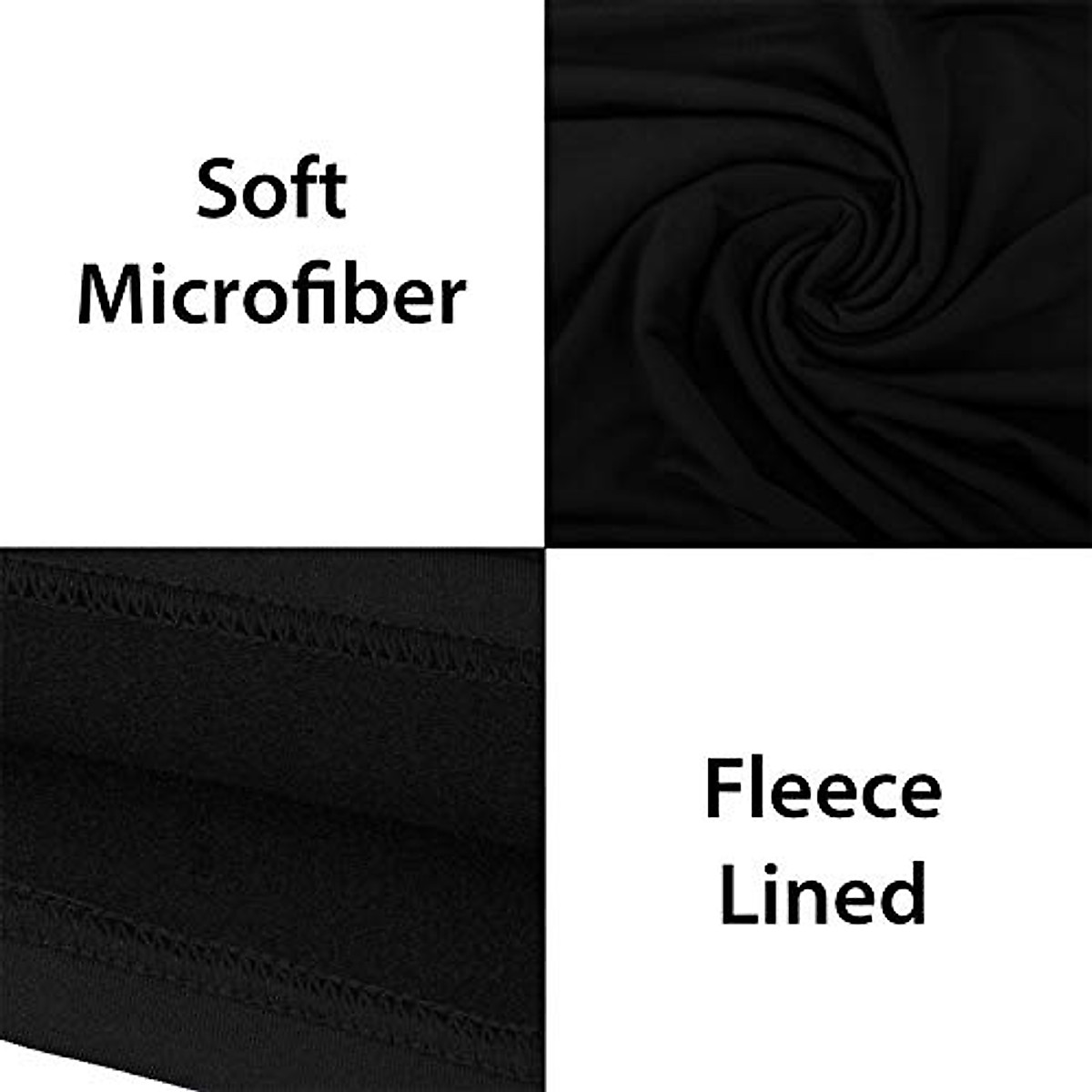 Thermal Underwear Set for Boys Long Johns Kids Base Layer Thermals Sets Boy Black