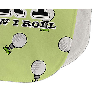 YouCustomizeIt Personalized Golf Burp Cloth - Fleece w/Name or Text