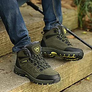 JUMESGU Warehouse Deals Today Men's Boots Hiking Boots for Men Casual Boots Mens Water-Resistant Chukka Boots Today