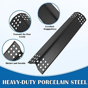 SafBbcue EG Grill Parts Kit for Expert Grill 4 Burner 720-0789H Gas Grill Replacement Parts, Expert 720-0789MB Gas Grill Parts, Grills Coking Grates, Heat Plates Flame Tamer, Burner Tubes, Heavy Duty