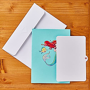 Lovepop Disney's The Little Mermaid Pop Up Card, 5x7-3D Greeting Card, Pop Up Birthday Card for kids, Card for Daughter or Sister, Celebration Cards, Disney Birthday Card