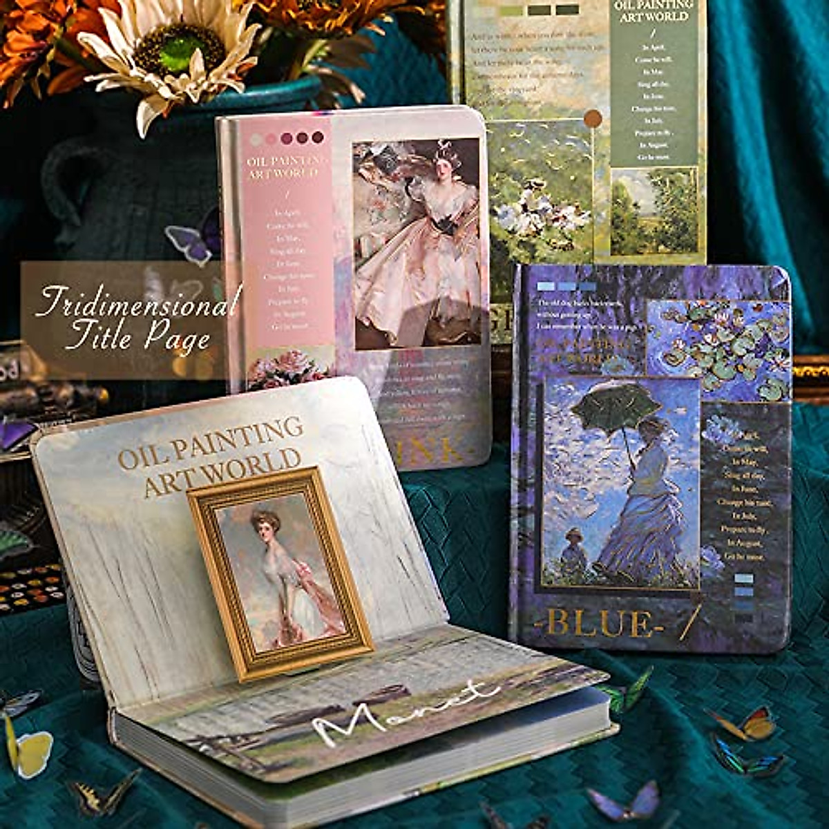 Aromoty Vintage Oil Painting B6 Notebook