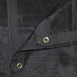 MP - Mighty Products 70% Shade Mesh/Net/Cloth/Tarp, Black, 10' x 30'