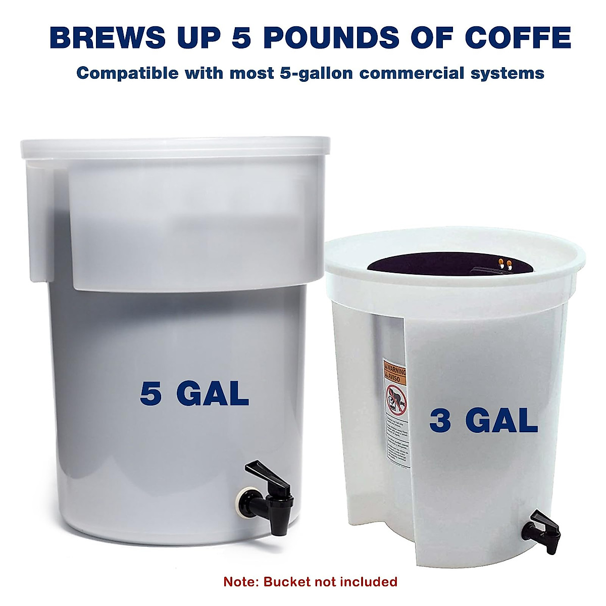 100pcs Cold Brew Coffee Filter Bags - 20" X 20" Commercial Cold Brew Bags - Filter Bag for Brew Up To 5 LBS Coffee, Fits 5 Gallon Buckets - Extra Large Brew Bags Reusable