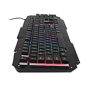 Hibye USB Wired Backlit Gaming Keyboard Mechanical Keyboard for Computer PC Laptop Game Player Equipment Accessories Keyboard Mouse Combo