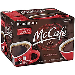 McCafé Premium Medium Roast K-Cup Coffee Pods (100 Pods)