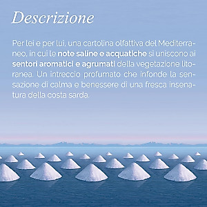 L'Erbolario Fior Di Salina - Citrus Aromatic Fragrance For Women And Men - Launched In 2018 - Citrus And Aromatic Scents Of The Mediterranean Coast - Dermatologically Tested - 1.6 Oz EDP Spray