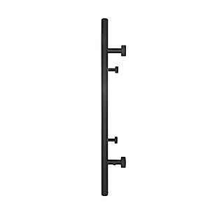 WarmlyYours TW-F10KS-HP Infinity Towel Warmer, Black, Dual Connection, 10 Bars