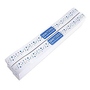 ESSENTIAL- Printed Toilet Seat Band 16-1/2" Wide X 1-1/2" Deepuse In Hotels And Motels (Case Of 1000）