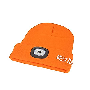 Funny Gifts for Dad from Daughter Son Fathers Day Beanie Winter Hat Christmas Stocking Stuffers for Men Daddy Step Dad Him