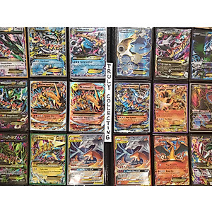 Pokemon 100+ Rainbow Rare Cards Binder Collection Includes 5 foils in Any Combination and at Least 1 of The Following Cards, EX and GX, FA, Secret Rare, Tag Team, Unified Minds