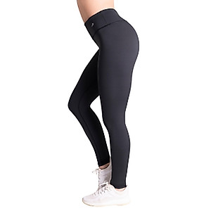Compression Leggings for Women, Tummy Control Workout Gym Running Yoga Pants Black