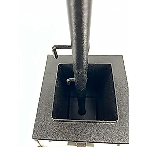 Arc Union High-Quality Lightweight Temperature Controlled 20 lb Dry Stick Welding Electrode Oven - Portable 115V Capacity Thermostat Adjustable 80-300 Degrees Stabilizing Welder Rod Storage, Black