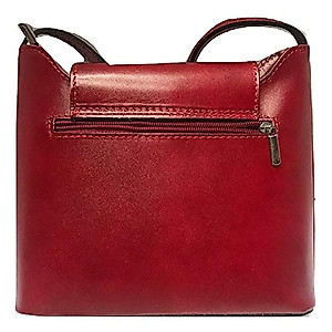 LaGaksta Isabella Leather Crossbody Bag Red