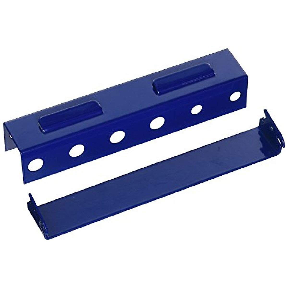 Wall Control Pegboard Screwdriver Holder Bracket Slotted Metal Pegboard Accessory Pegboard and Slotted Tool Board – Blue