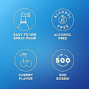 Mucinex Instasoothe Sore Throat Relief, Throat Numbing Spray Starts to Work On Contact, Sore Throat Pain Medicine, Relieves Pain associated with Sore Throat, Cherry Flavor Throat Spray, 3.8 Fl Oz