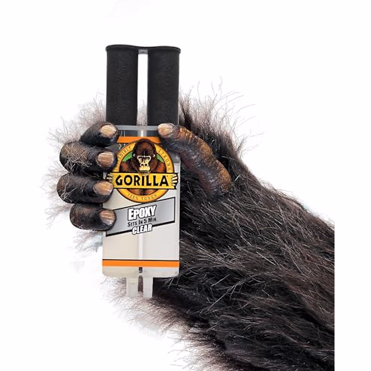 Gorilla 2 Part Epoxy, Clear Epoxy, 0.85 Ounce Syringe (Pack of 1) - 5 Minute Set, Incredibly Strong Bonding