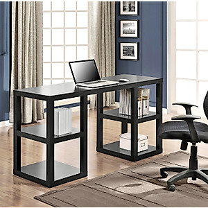 Ameriwood Home Parsons Deluxe Desk, Black