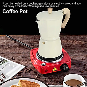 Faint Yellow Coffee Pot Ergonomic Coffee Maker without Hurting Hands for Office for Home(Seiko No. 6 pot 300ML light yellow)