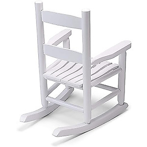 Mint Bucket Brands Emilie Children’s Rocking Chair by Troutman Chair Company, Indoor & Outdoor Rocking Chair for Nursery - Ages 9 Months Old with Supervision up to 3 Years Old, Natural Finish