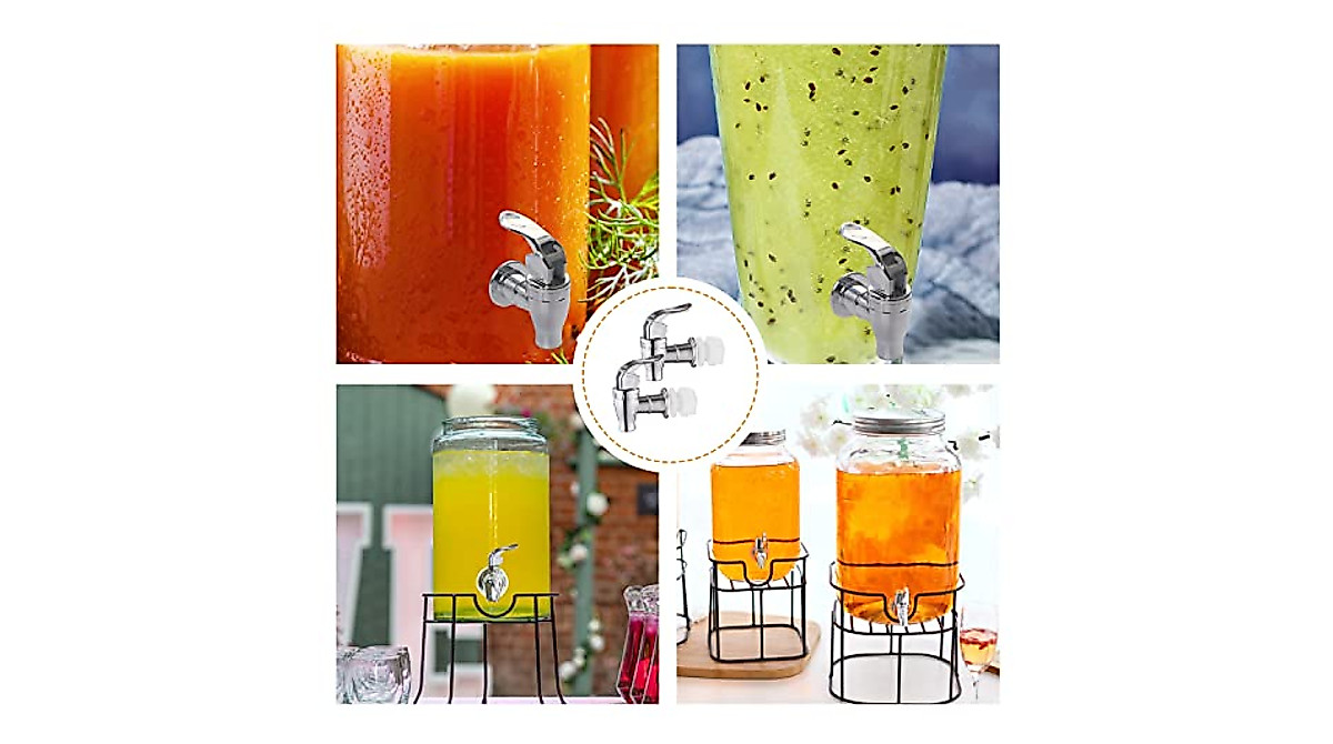 Beverage Dispenser Spigot Replacement - 2 Pack