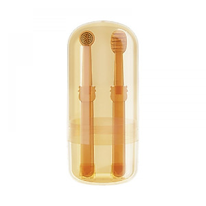 Weiara Toothbrush for Dogs，No Damage to Gums Soft Silicone Cat Toothbrush 2PCS (Tongue Brush + Toothbrush Set) Puppy Toothbrush Cleans Teeth Stains Easily - for Small, Medium and Large Pets