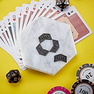 Sumind 40 Pieces Metal MTG Counters Magic Gathering Counters Magic Counter Tokens Bulk Antique Silver MTG Buff Counters for CCG MTG Magic The Gathering