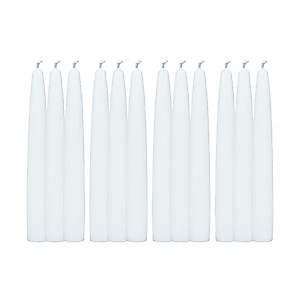 6 Inch White Taper Candles