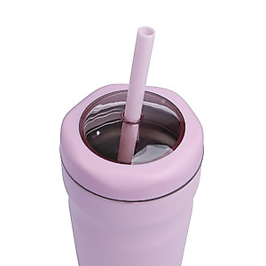 Hydragear Breaker Stainless Steel Tumbler with Tritan Lid and Reusable Straw - 24 Oz - Pink Salt