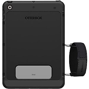 OtterBox ResQ Series Waterproof and Dustproof Case for iPad 7th, 8th & 9th Gen (10.2" Display - 2019, 2020 & 2021 Version - Only) - with Hand Strap - Non-Retail Packaging - Black