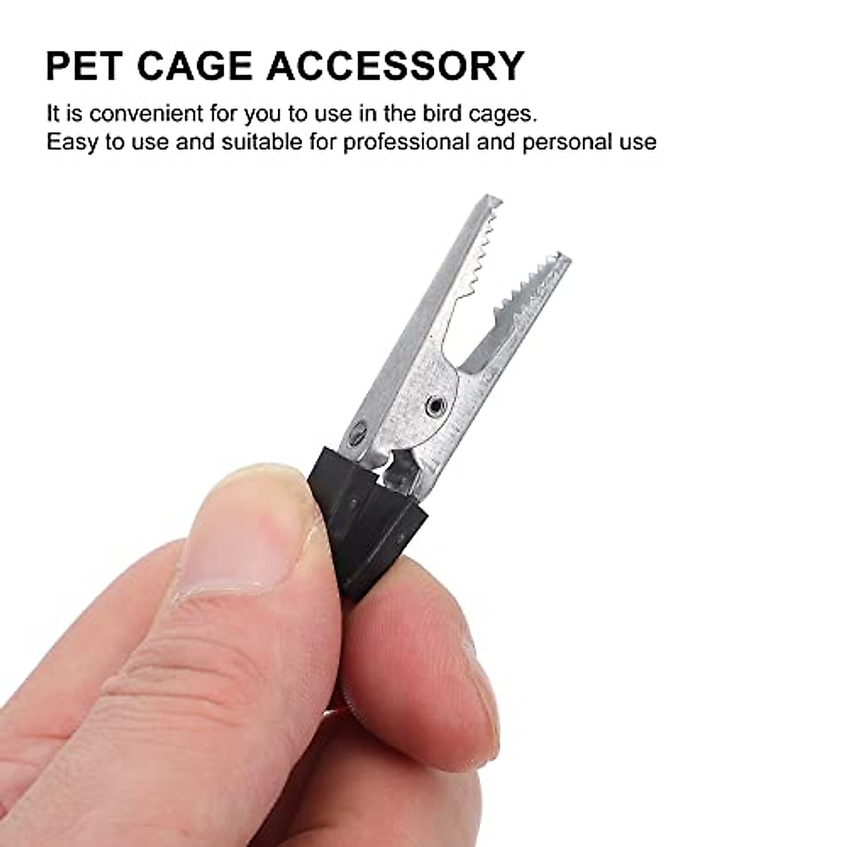 20Pcs Bird Cage Clips Safety Clip Door Lock Parrot Cage Safety Clip Pet Cages Accessories Parakeet Toys