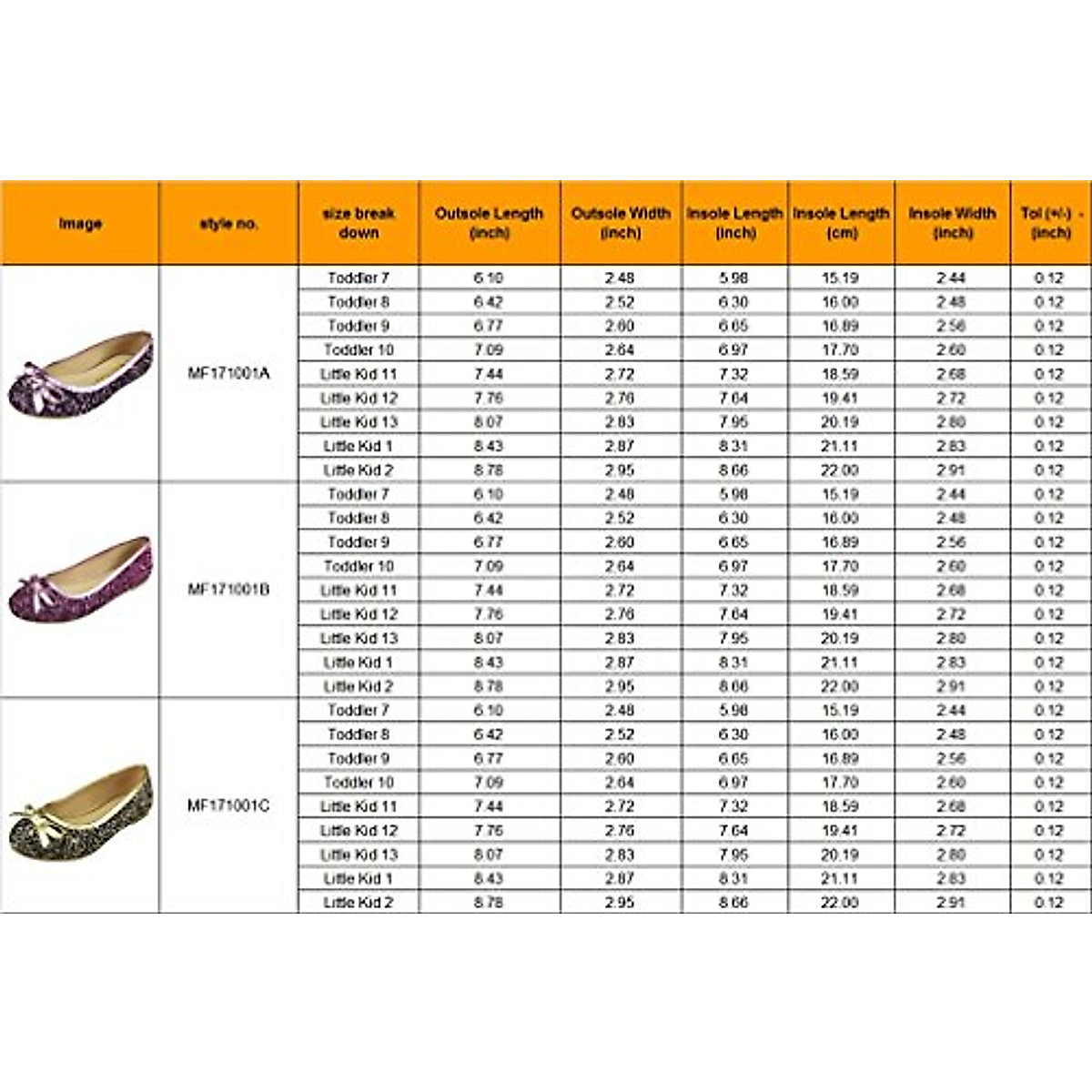 The Doll Maker Glitter Ballet Flat-TD171001B-1 Fuchsia