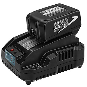 DC18RC DC18RCT Lithium-Ion Battery Charger Compatible with Makita 14.4V-18V Battery LXT BL1415 BL1430 BL1815 BL1820 BL1830 BL1840 BL1850 BL1860 BL1860b